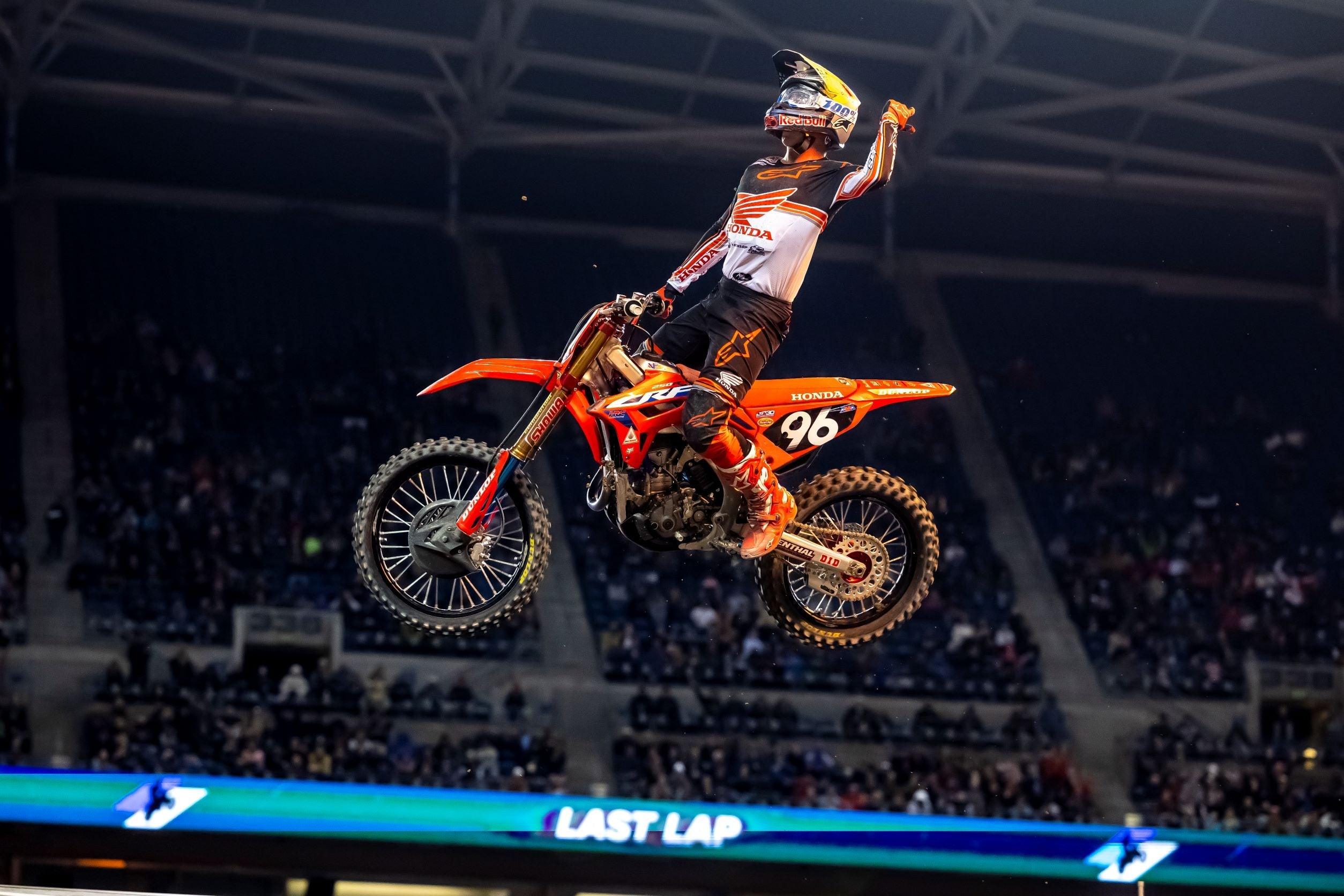 Hunter Lawrence gagne AMA 250 West Sx Main en tant qu'Alpinestars Sway